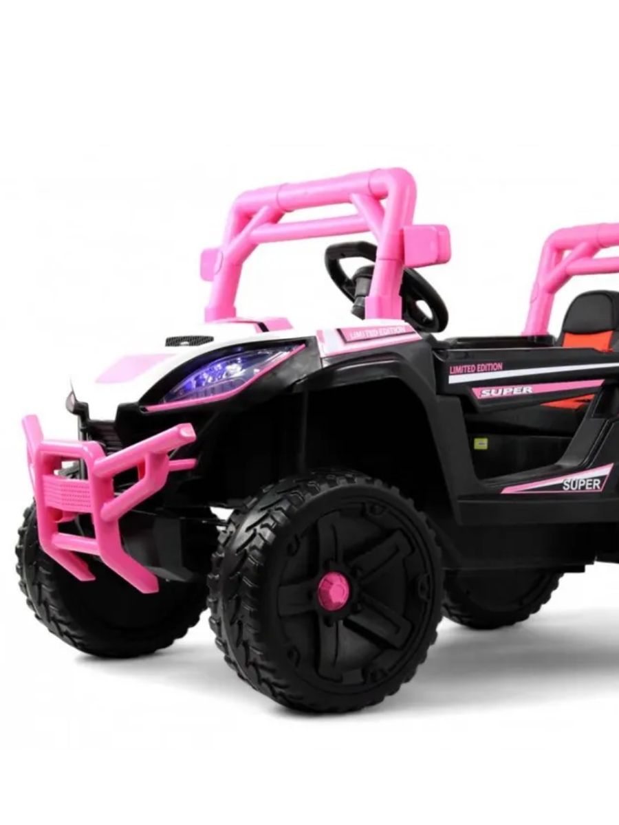 Электромобиль "Багги", 2 места, 12 В, 7 Ah, 35 Вт, 50м, от 1 года, розовый