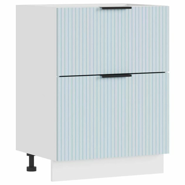 Кухонный напольный модуль, шкаф-тумба с 2 большими ящиками для кухни 60см - Гавань (Без столешницы)