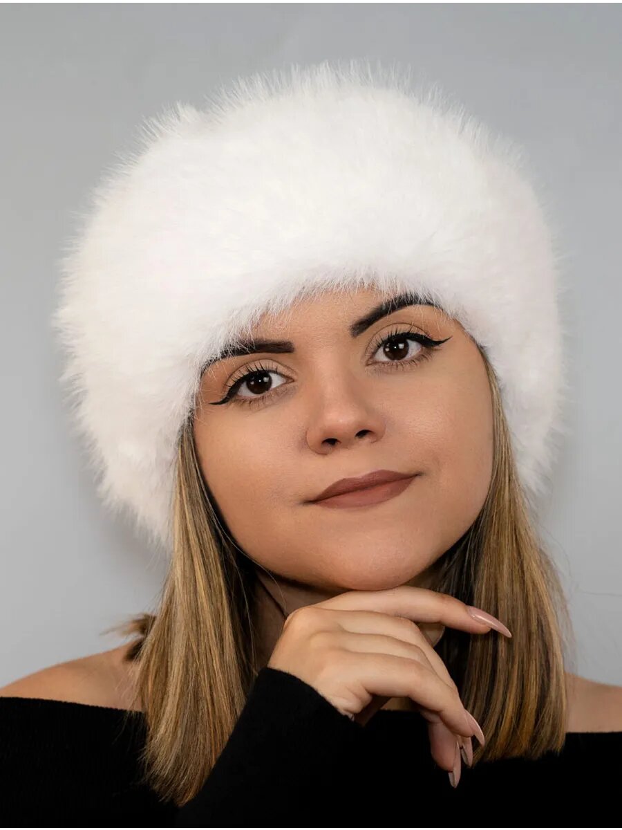 Берет Шапки из искусственного меха 2025 г . для женщин