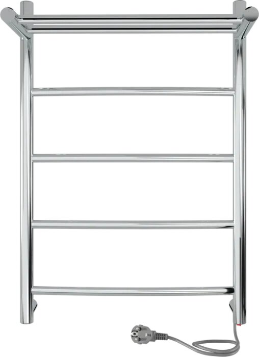 Полотенцесушитель электрический Indigo Arc LCAE60-40PR с полкой, серебристый