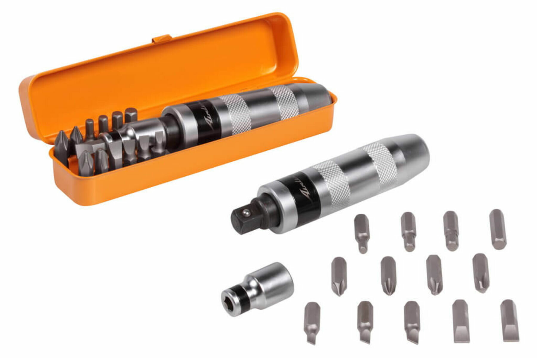 Отвёртка Ударная С Битами-Вставками 5/16 15 Предметов (At-Ihs-01)(Airline At-Ihs-01)