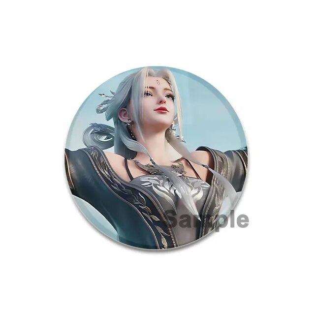 Zhu Xian китайская аниме династия нефрита круглые булавки Мультяшные персонажи значки косплей ручной работы DIY брошь декоративная одежда подарки