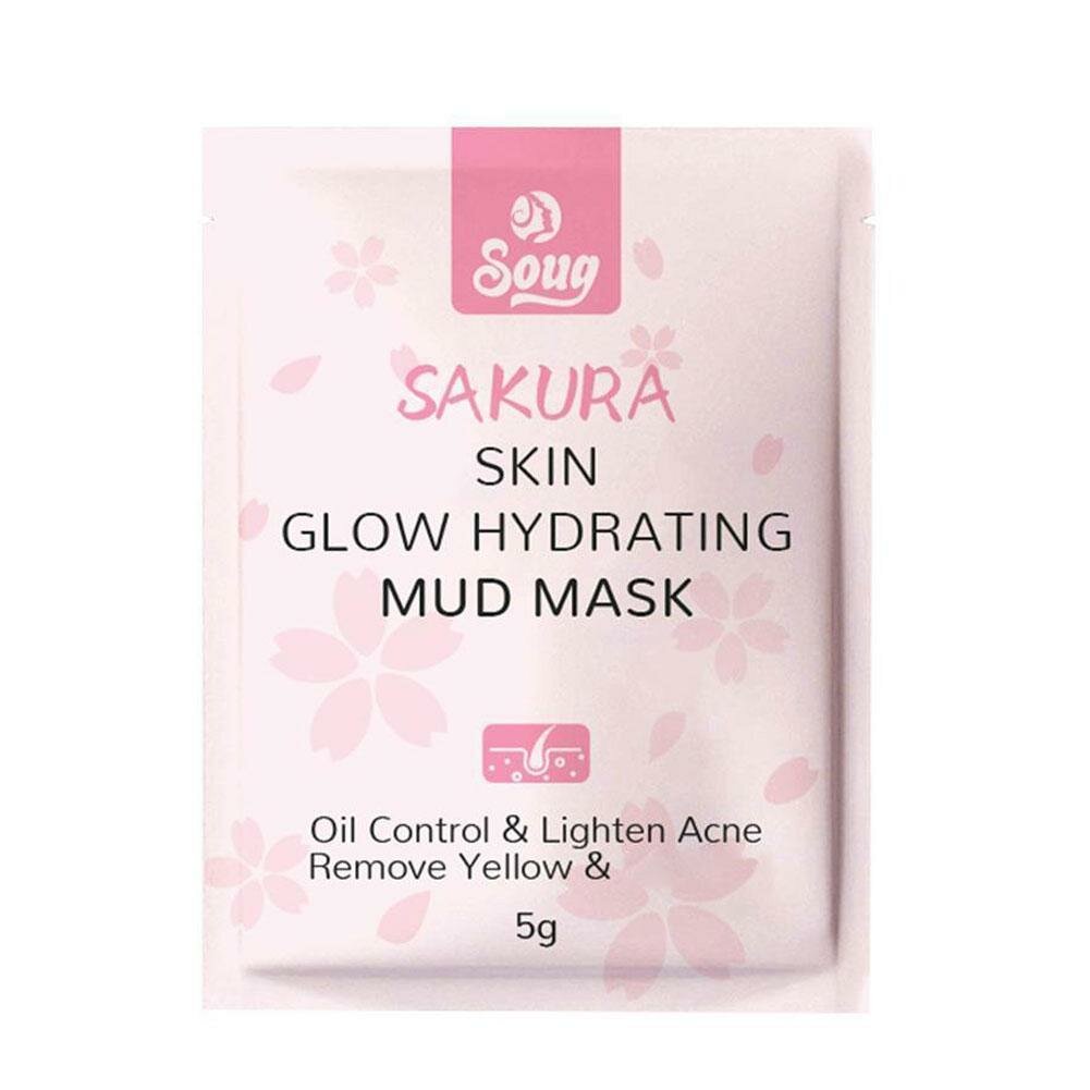 Увлажняющая и увлажняющая грязевая маска из цветков сакуры