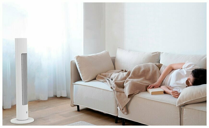 Вентилятор Xiaomi Mijia CN, колонный, инверторный, Wi-Fi, от сети, 4 скорости, белый