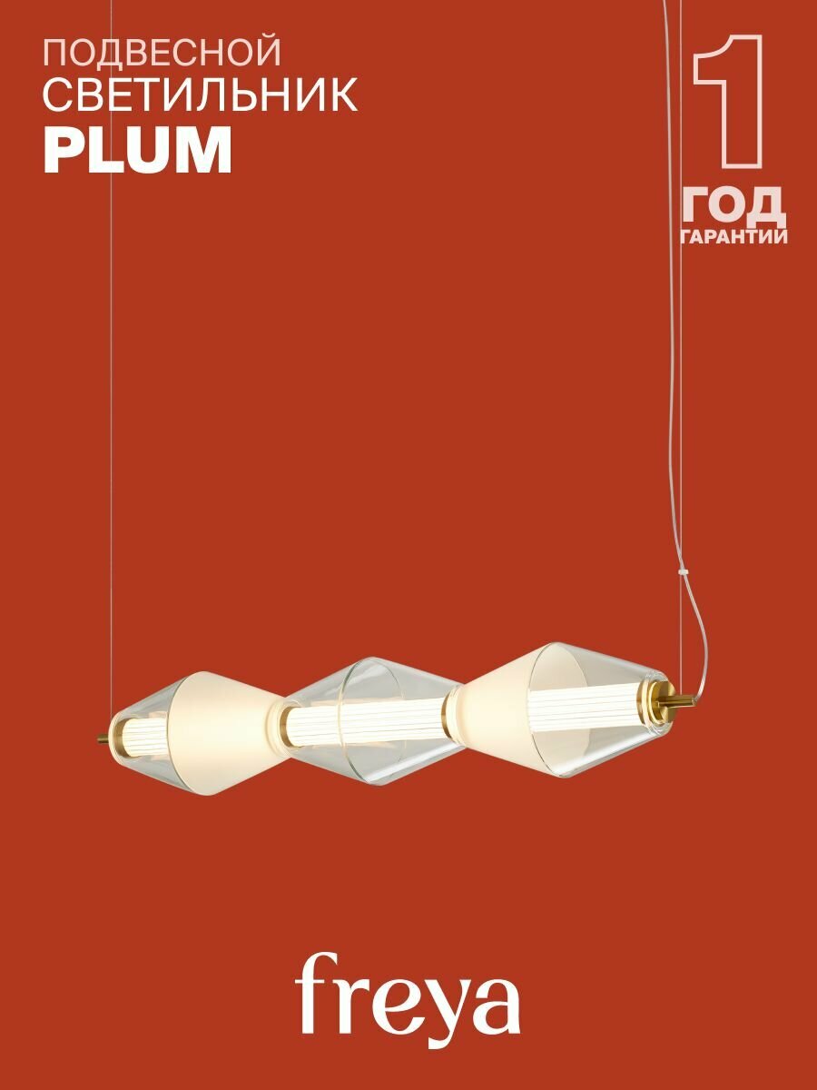 Светильник потолочный подвесной светодиодный Freya Plum FR6137PL-L21BT