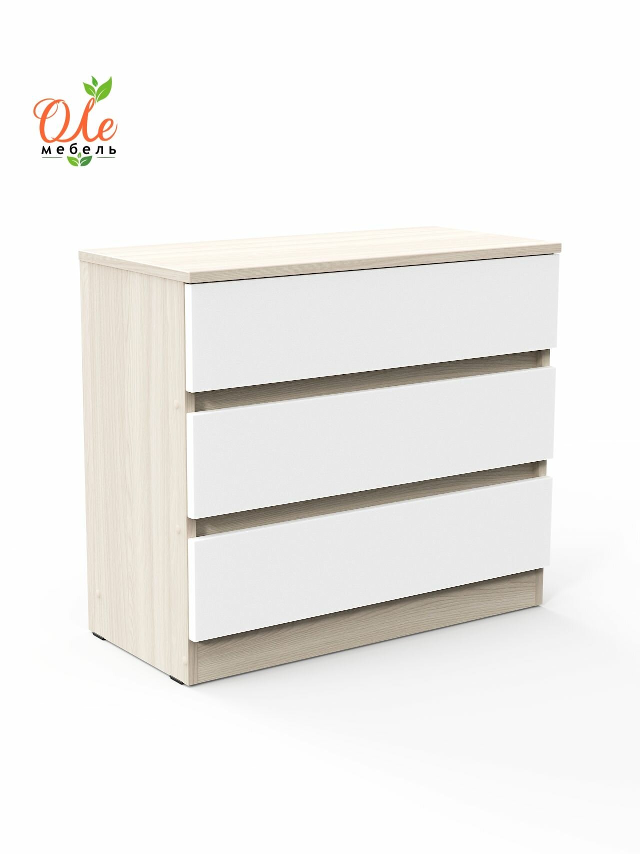 Комод деревянный №13 три ящика, тумба под телевизор