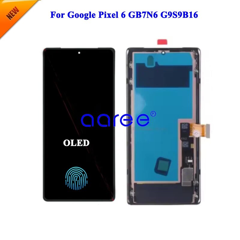 Новый AMOLED OLED ЖК-дисплей для Google Pixel 6, ЖК-дисплей для Google Pixel 6, ЖК-экран, сенсорный дигитайзер в сборе