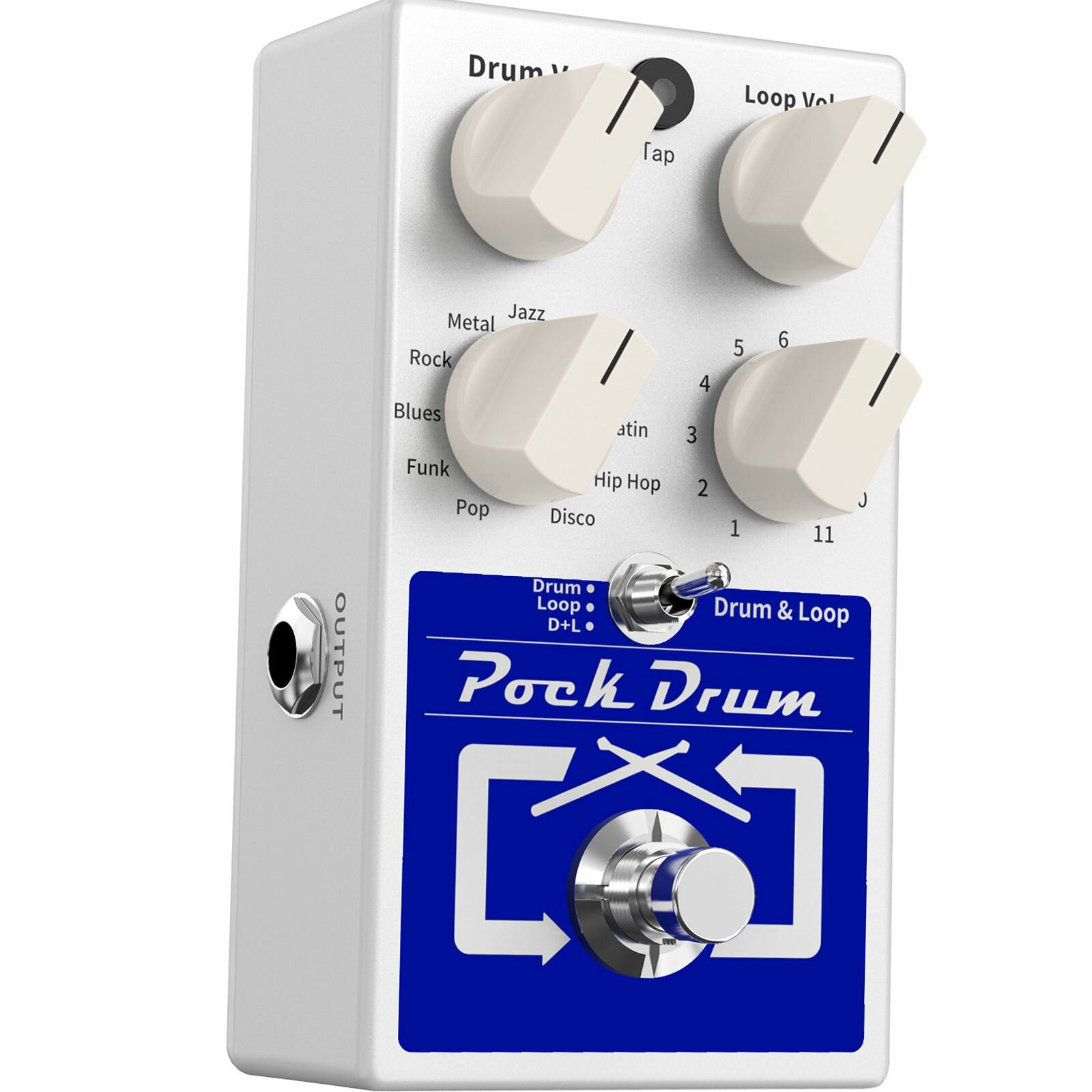 Педаль эффектов для гитары ammoon PockDrum Drum & Loop