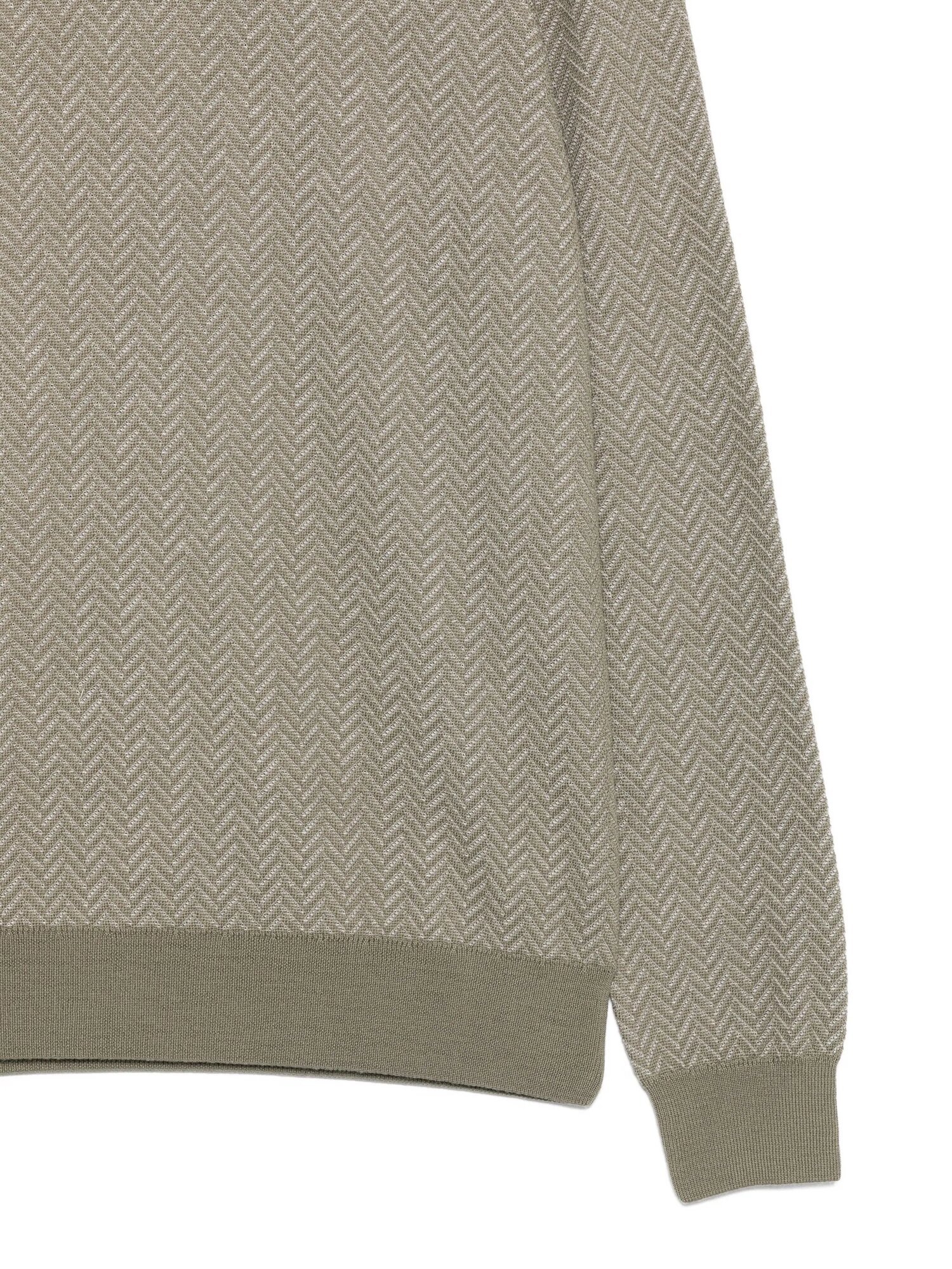 Свитер BOSS Herringbone-pattern sweater, размер XL, , brown — фото 1