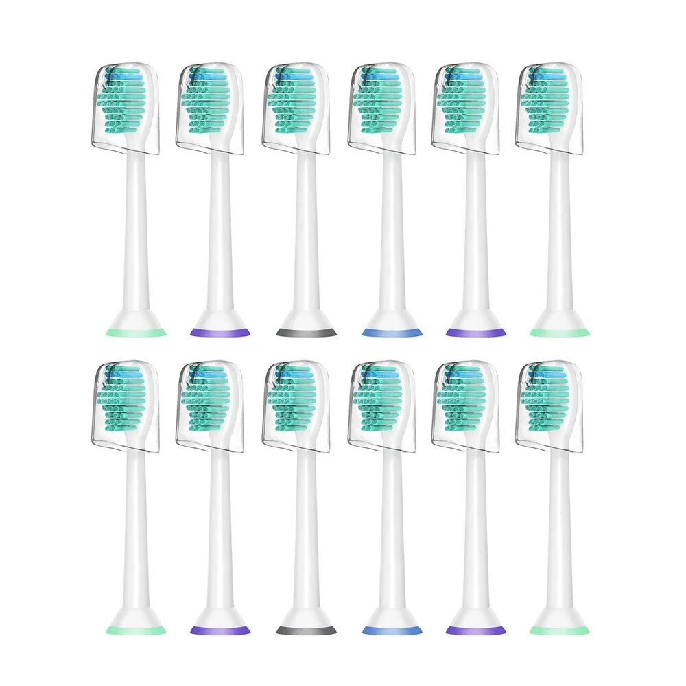 Насадки для зубных щеток Philips Sonicare 4/8/12/16/20 шт. 12PC WITH CAP