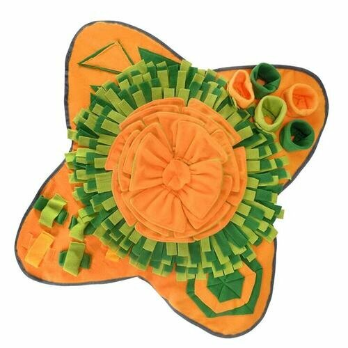 Интерактивная собачья игрушка круглая подушка для обоняния домашних животных моет тренировочное одеяло для кормления подушка для кормления полихромная собачья игрушка обнюхивающая подушка дом, питомник и ручка