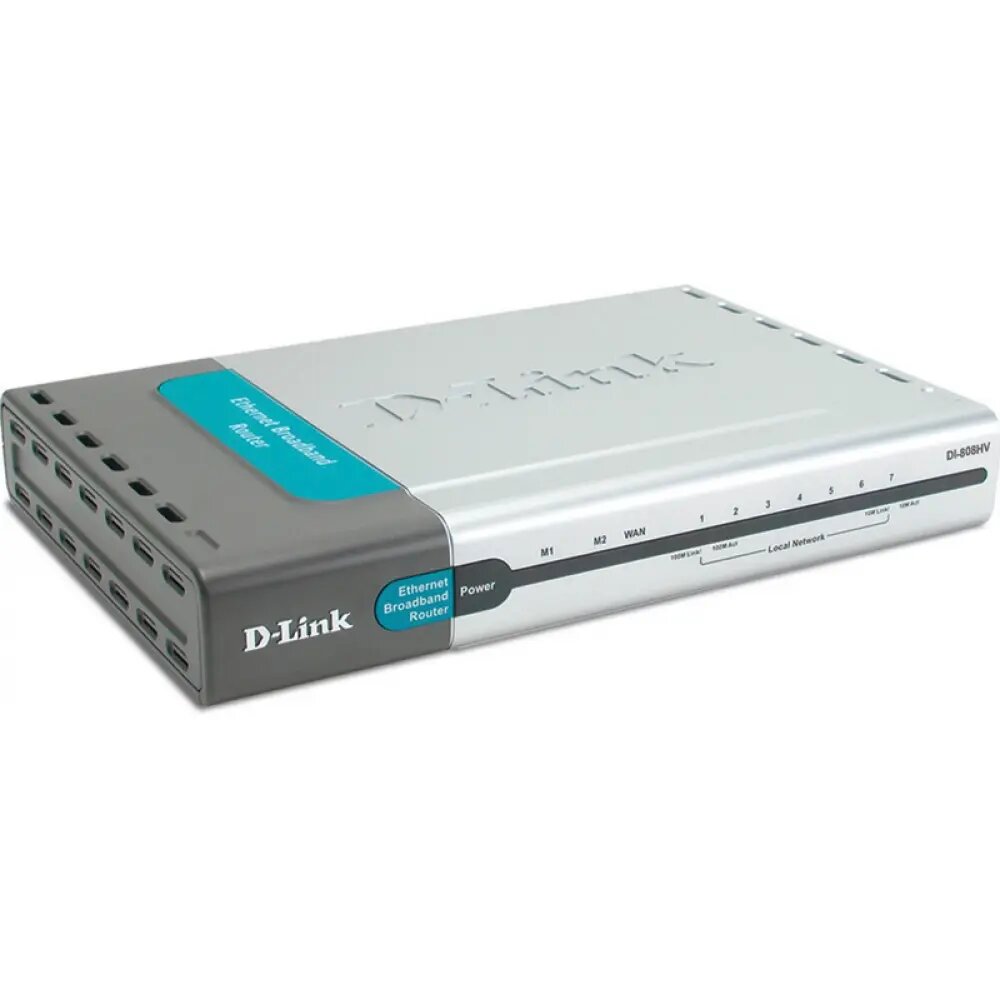 Маршрутизатор (роутер) D-Link DI-808HV Маршрутизатор широкополосного доступа со встроенным 8-ми портовым коммутатором
