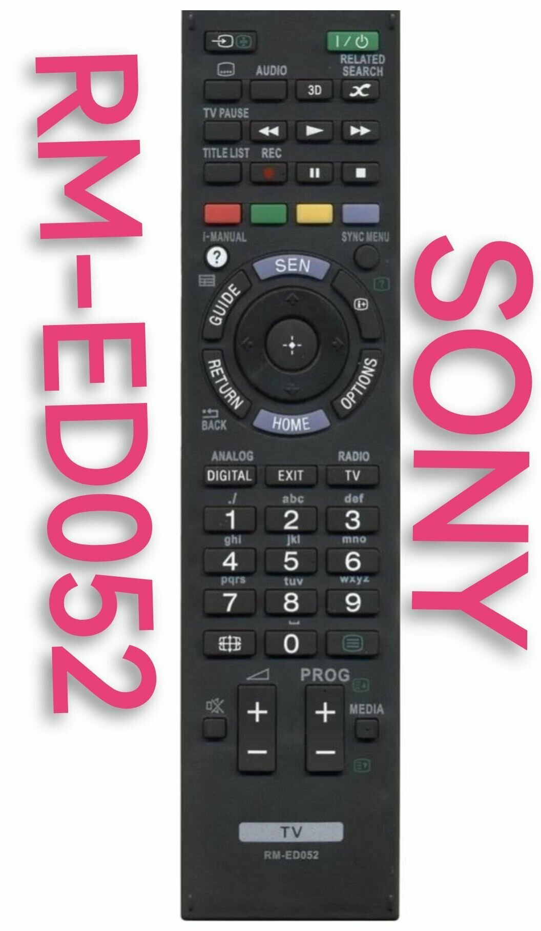 Пульт RM-ED052 для SONY/сони телевизора