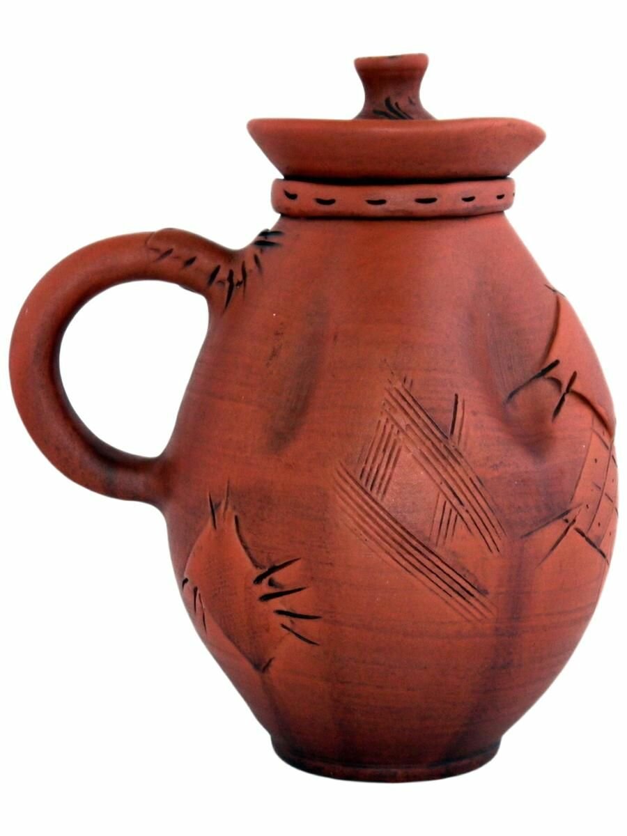 Кувшин "Мешок" + глазурь, глина, керамика, ручная работа