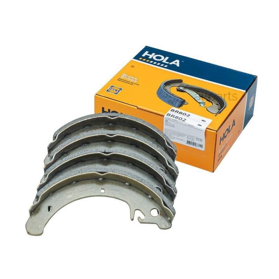 HOLA BR802 Колодки барабанные LADA 2108-2115, Kalina (1117-1119), Priora (2170-2 HOLA BR802