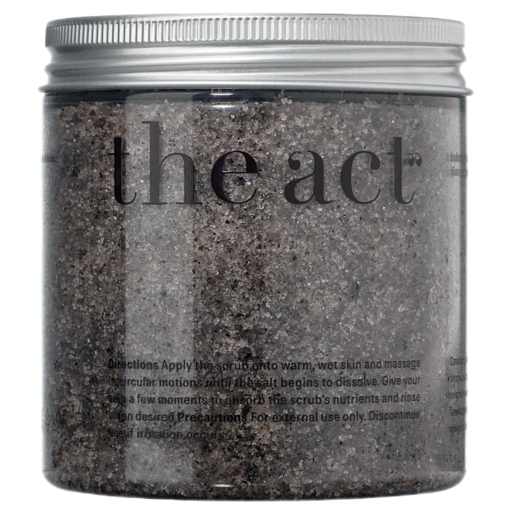Соляной скраб для тела The Act, с маслом черного тмина, 300г