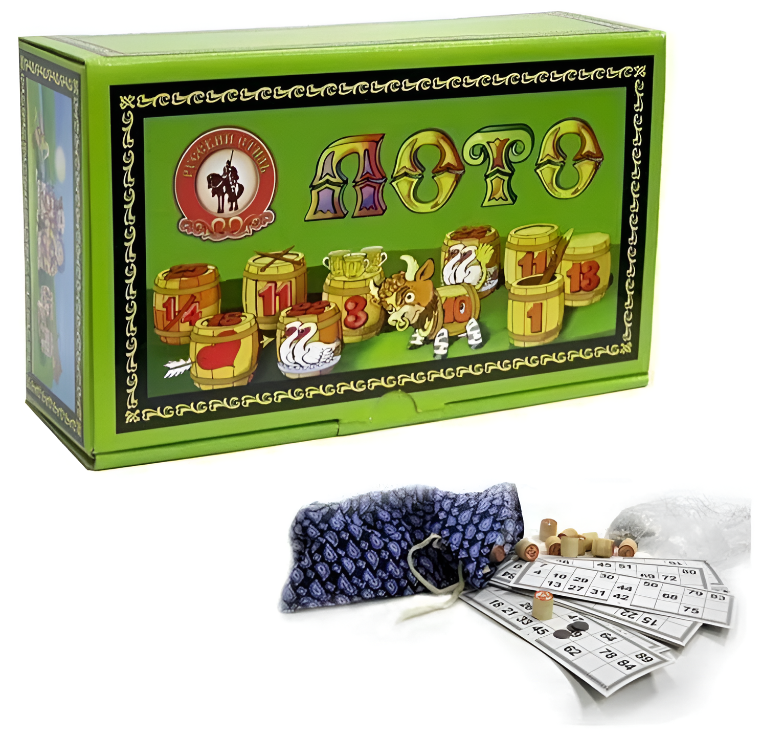 Настольная игра "Русский стиль" 02001, логическая, обучающая, для всей семьи, 24 фишки, 150 маркеров