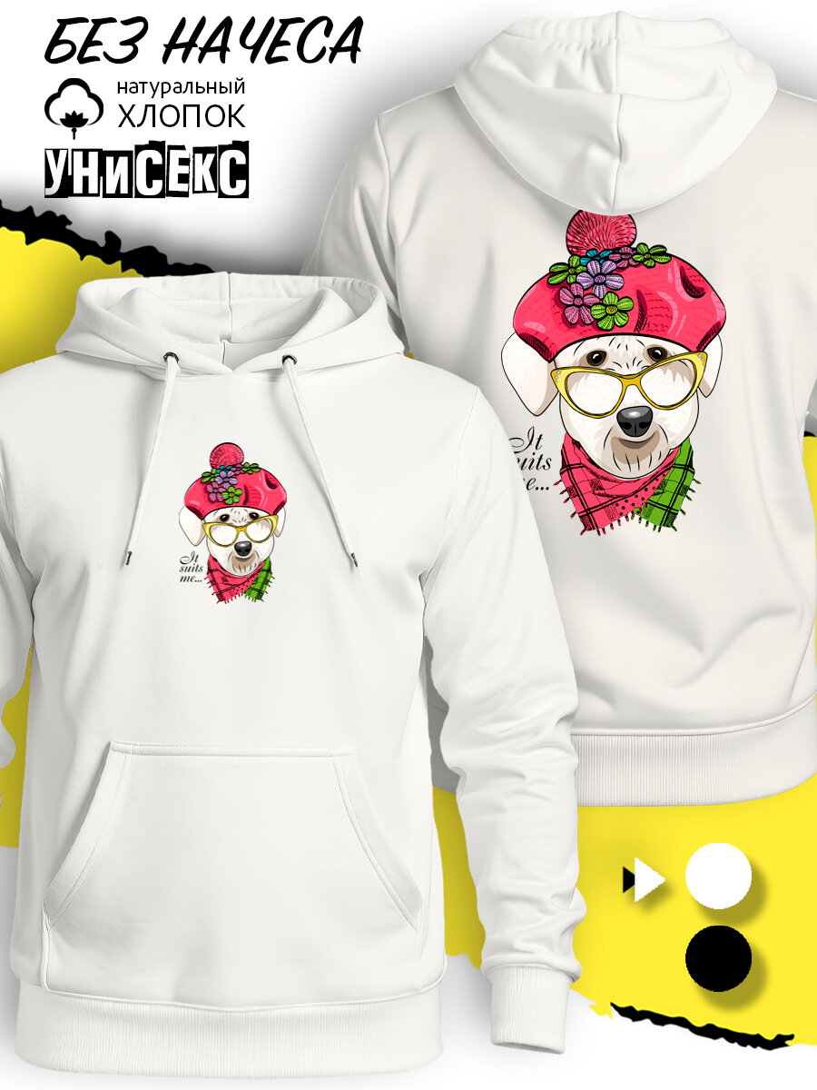 Худи Толстовка свитшот со шнауцером it suits me