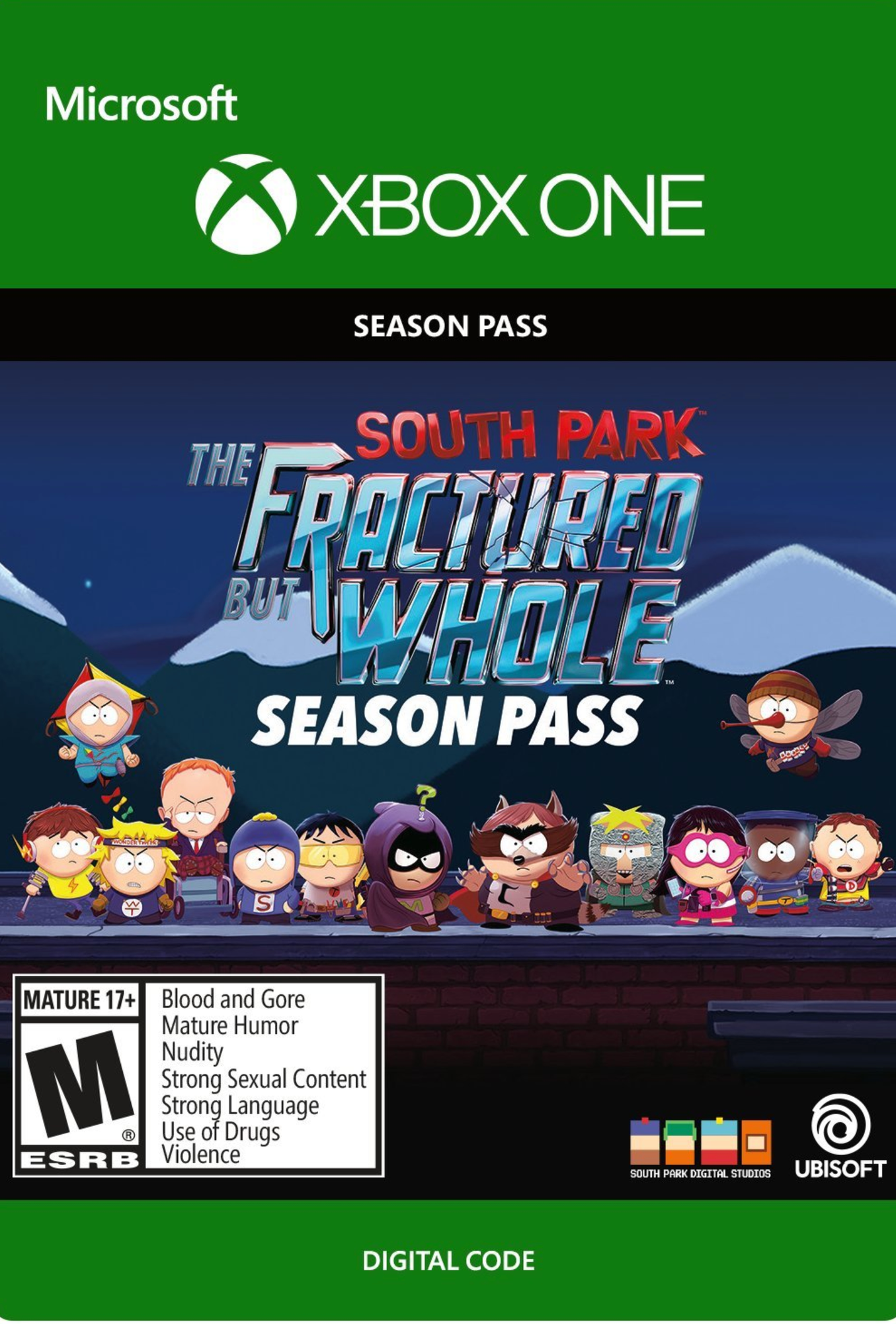 Игра South Park: The Fractured but Whole Season Pass, цифровой ключ для Xbox One/Series X|S, Русский язык, Аргентина