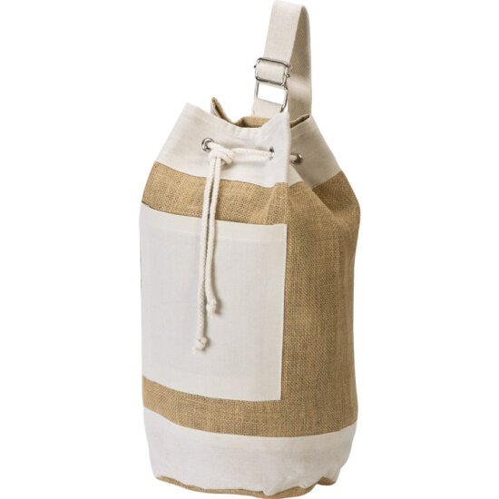 Рюкзак Oasis Jute из джута, белый