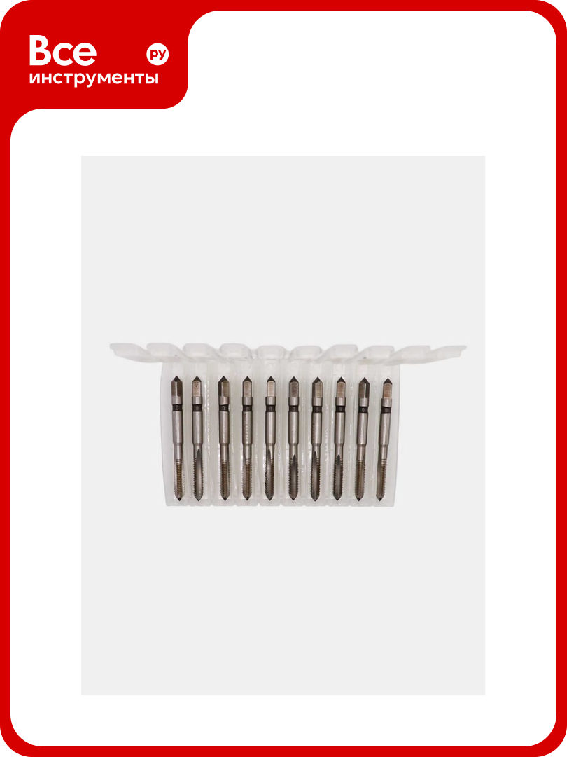 Метчик машинно-ручной росинструмент 6 х 1,0 ,1 штука для глухих отверстий, ГОСТ 3266-81 Р6М5, упаковка 10 шт: 41461UP для соединения труб и трубопроводов