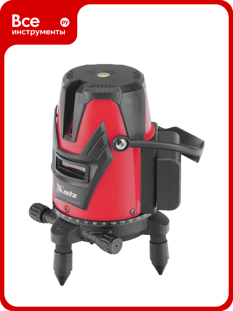 Лазерный уровень MTX MXL GREEN, 30 м, зеленый луч, акк. Li 2400 mAh, сумка, резьба 5/8 35013