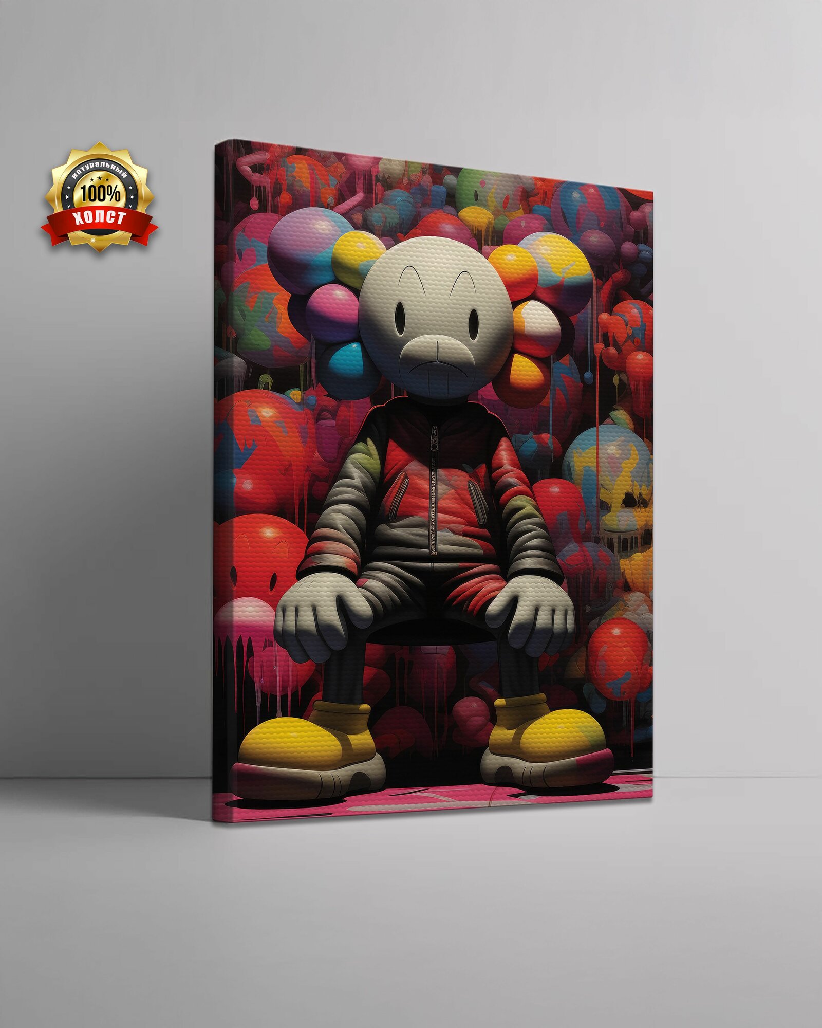 Картина Bearbrick 30*40