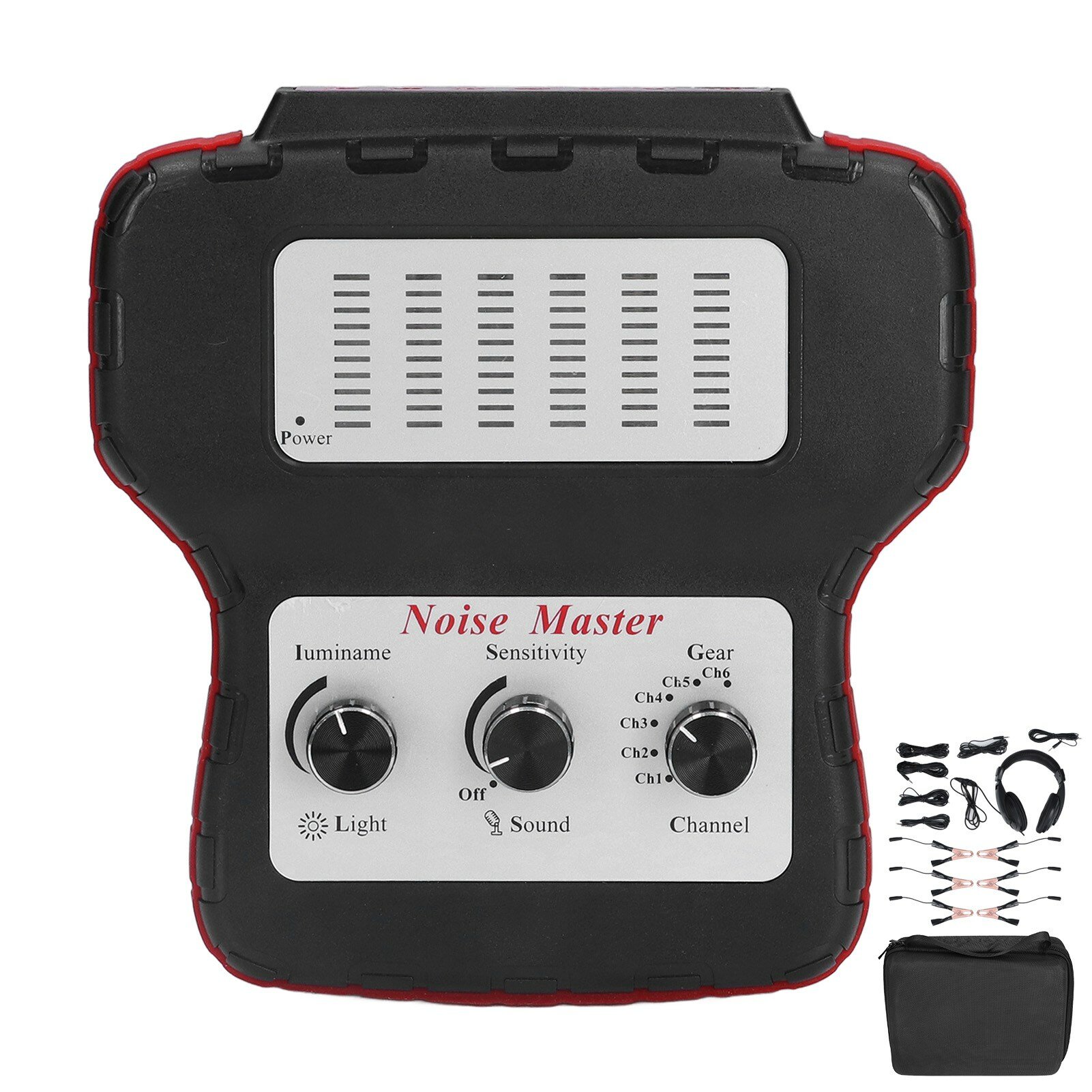 Электронный стетоскоп 6-канальный (100Гц-10кГц) для выявления шумов в узлах авто