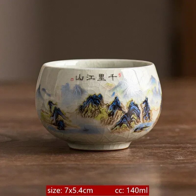 Керамическая чашка NLSLASI для чая, A, 7x5.4cm 140ml