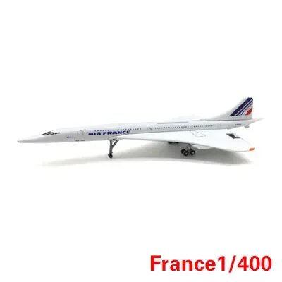Модель самолета Concorde 1:400 металлическая