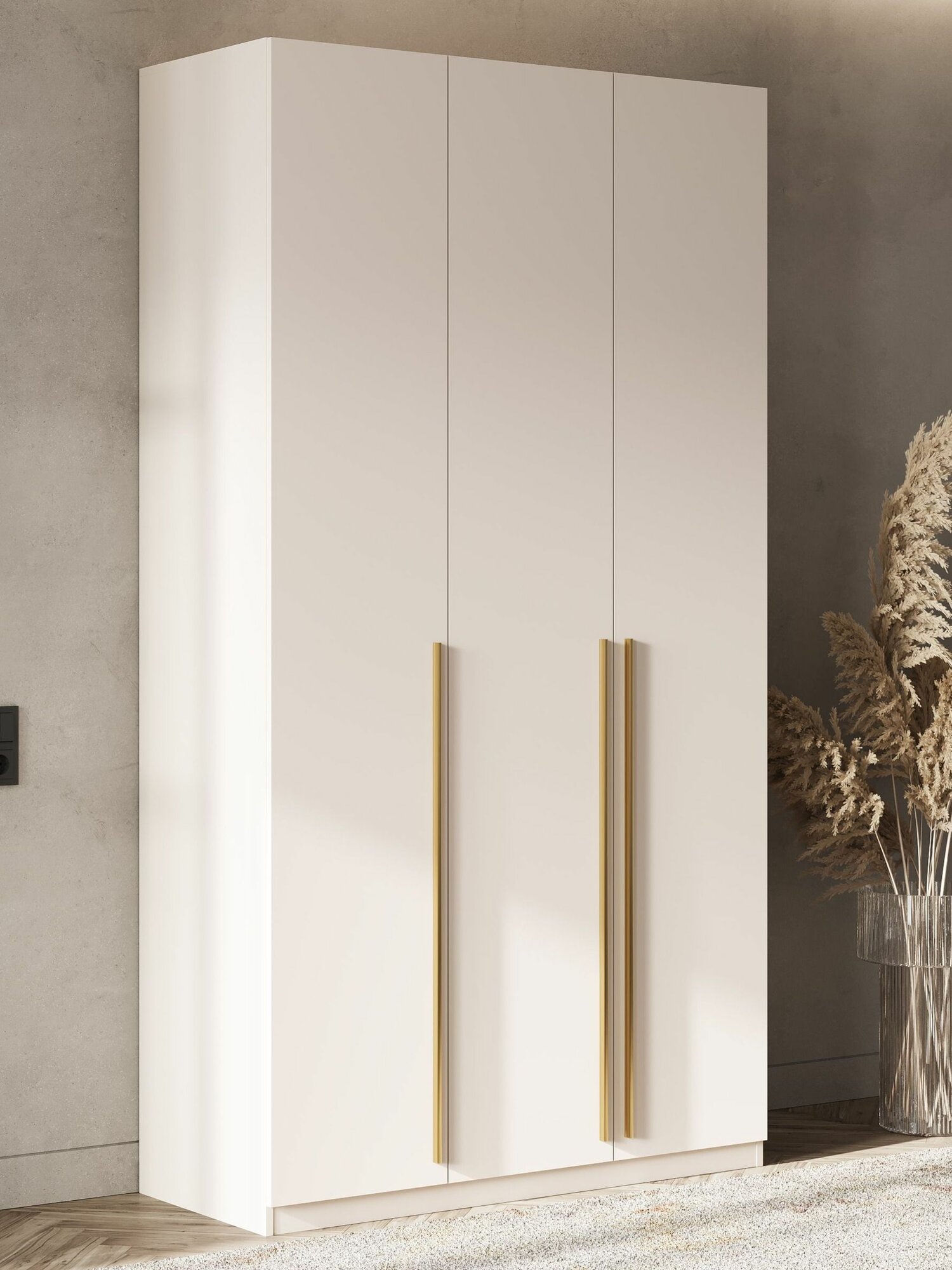 Шкаф распашной Ларго шкаф 3-ств (1200) (Кашемир)