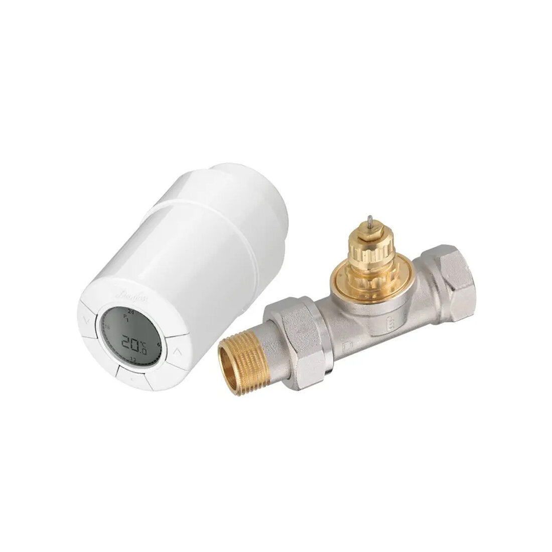 Комплект термостатический Danfoss RA-G Ду 20 мм/Living eco, цвет белый