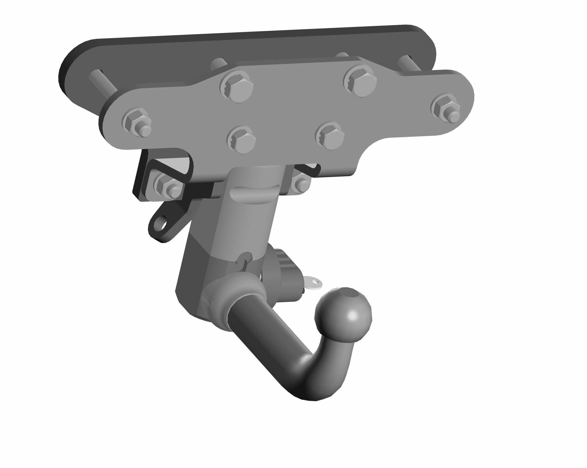 Фаркоп (ТСУ) на Tank 500 2021 - (без электрики) ключ / танк