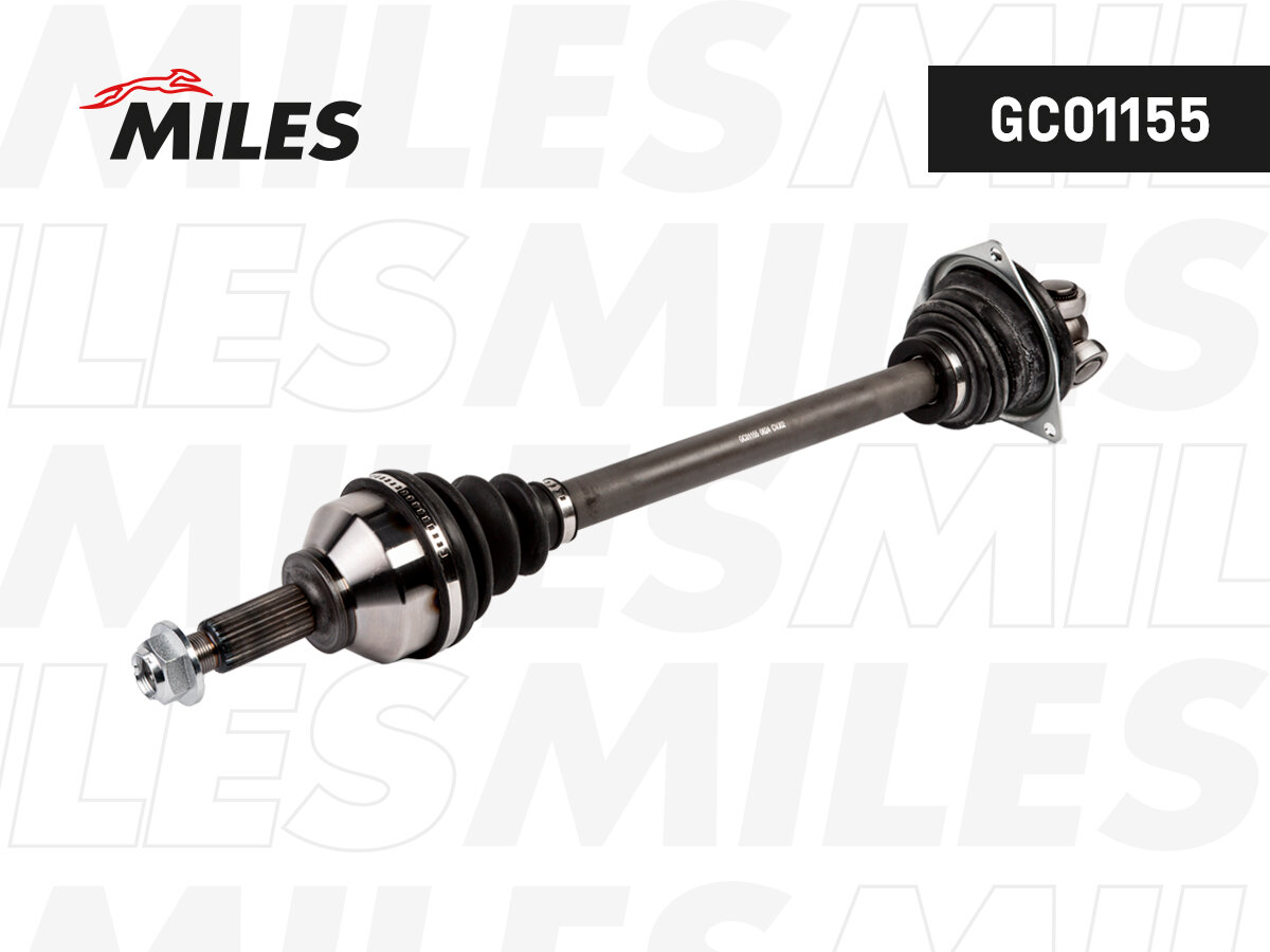 MILES Приводной вал в сборе левый RENAULT TRAFIC 1.9-2.0L 2001 GC01155