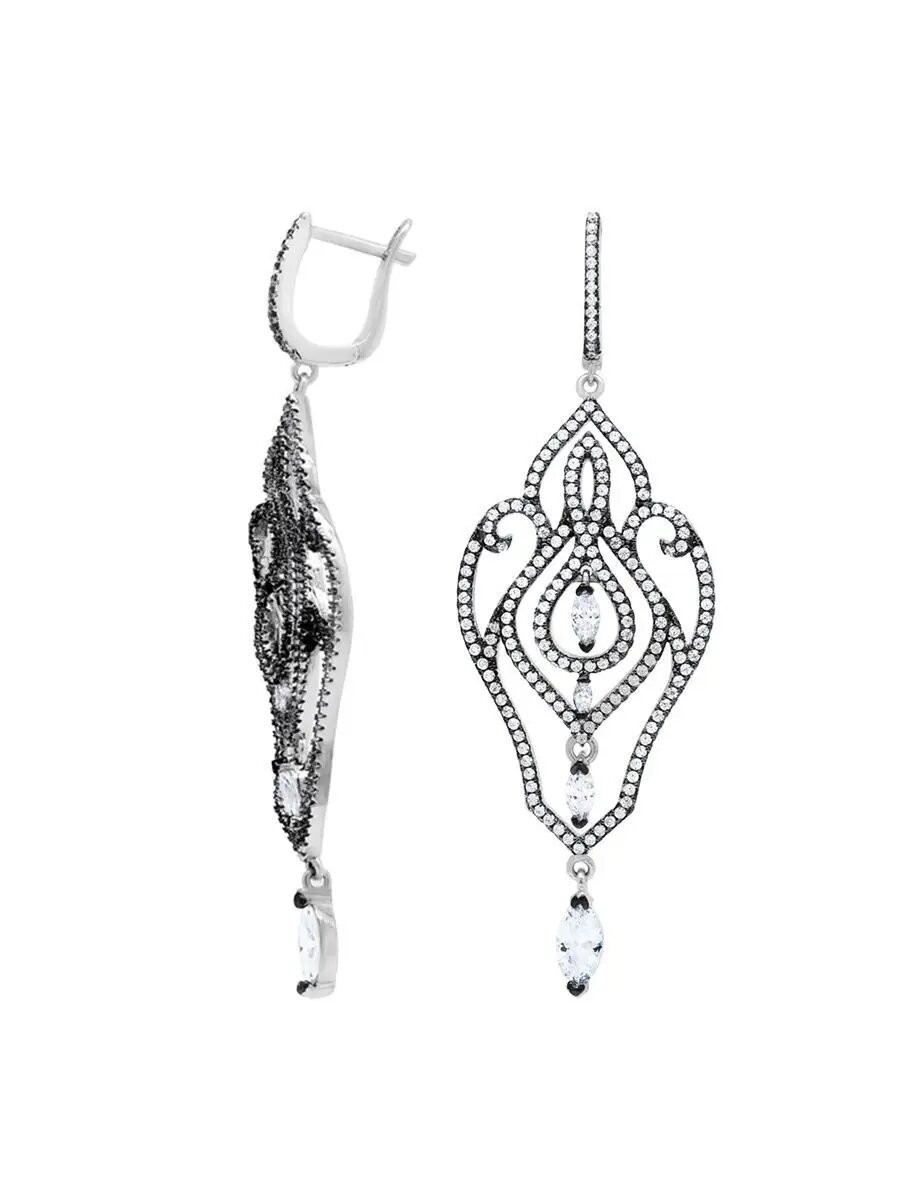 Серьги, серебро, 925 проба