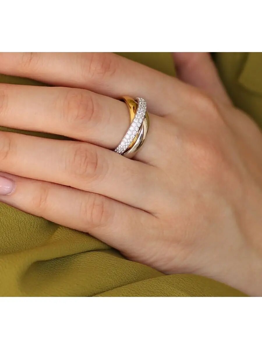 Кольцо, серебро, 925 проба