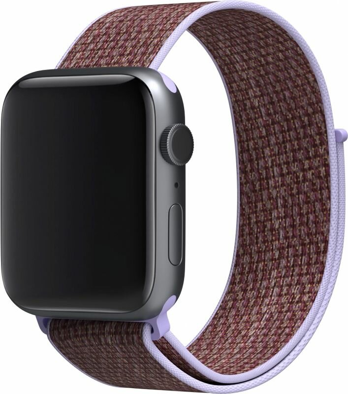 Ремешок , для Apple Watch 42/44/45/49 мм, нейлонматериал, сиреневый