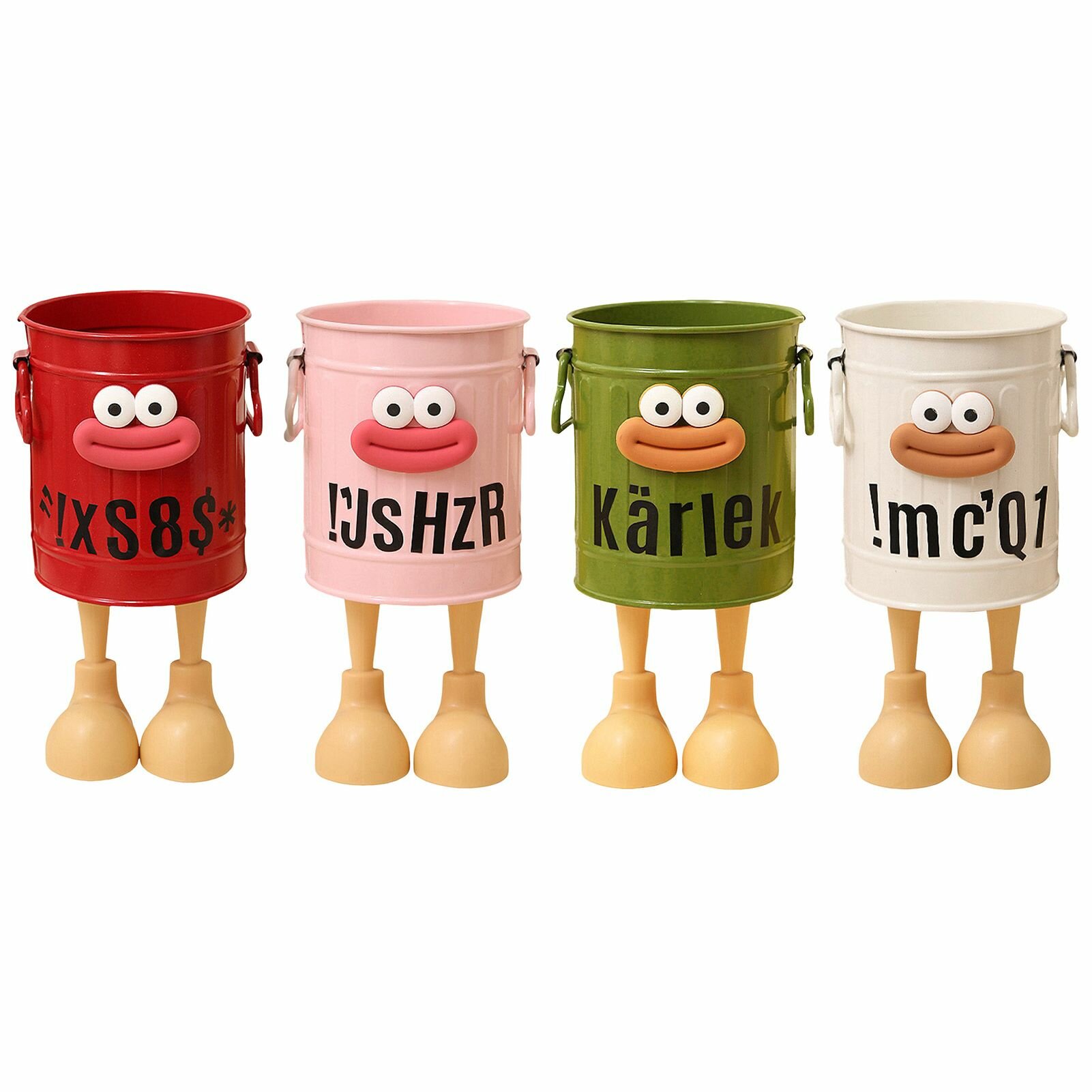 Jy Стильный органайзер "Большой рот" винтажный, для ручек и канцелярии