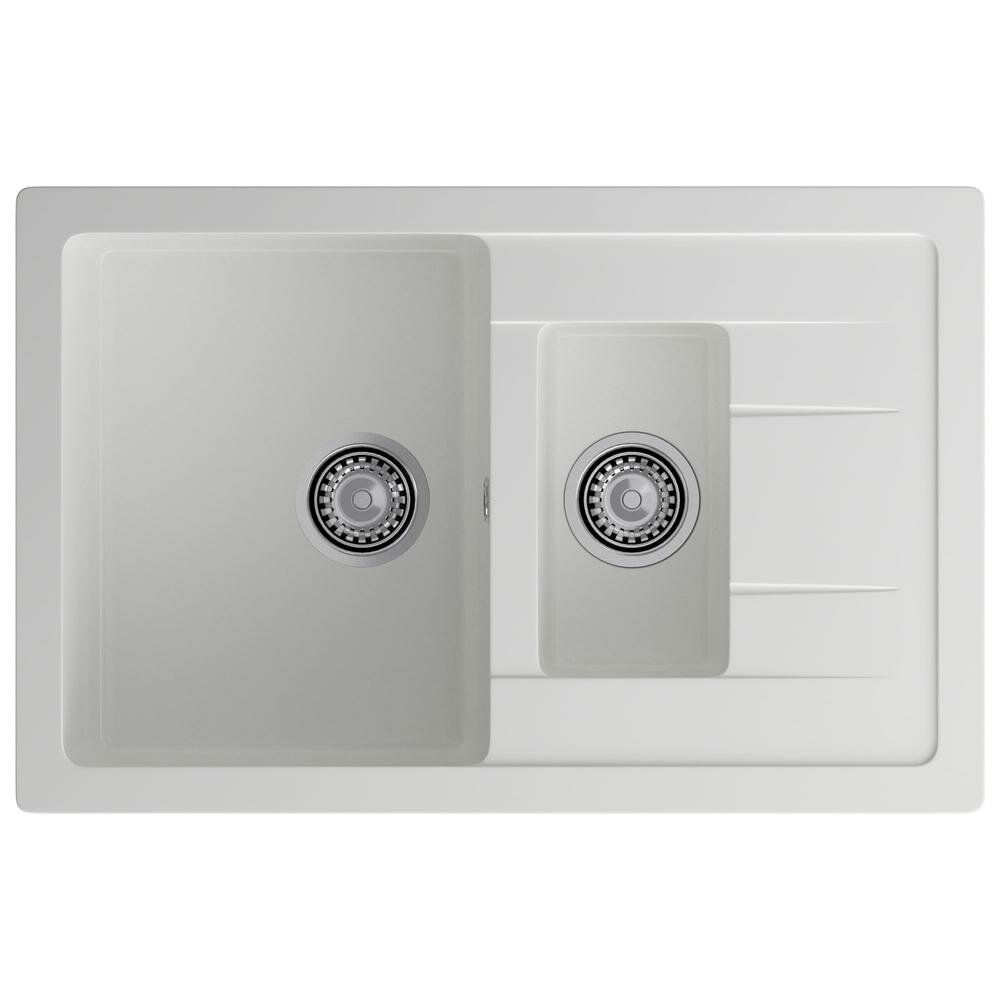 Кухонная мойка GranFest QUADRO 775KL, иней