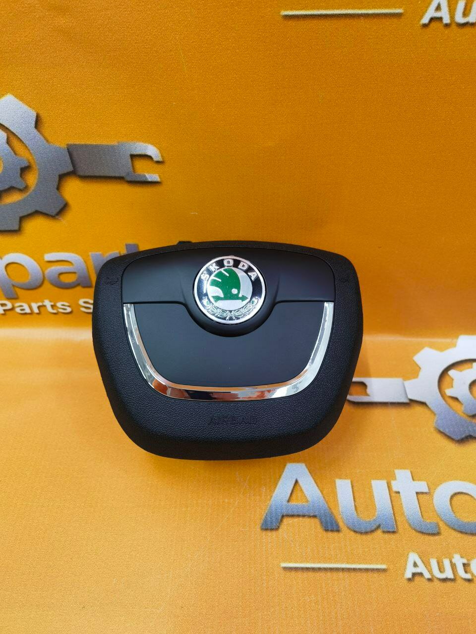 Подушка Шкода Октавия А5, накладка подушки безопасности в руль Skoda Octavia A5/Superb