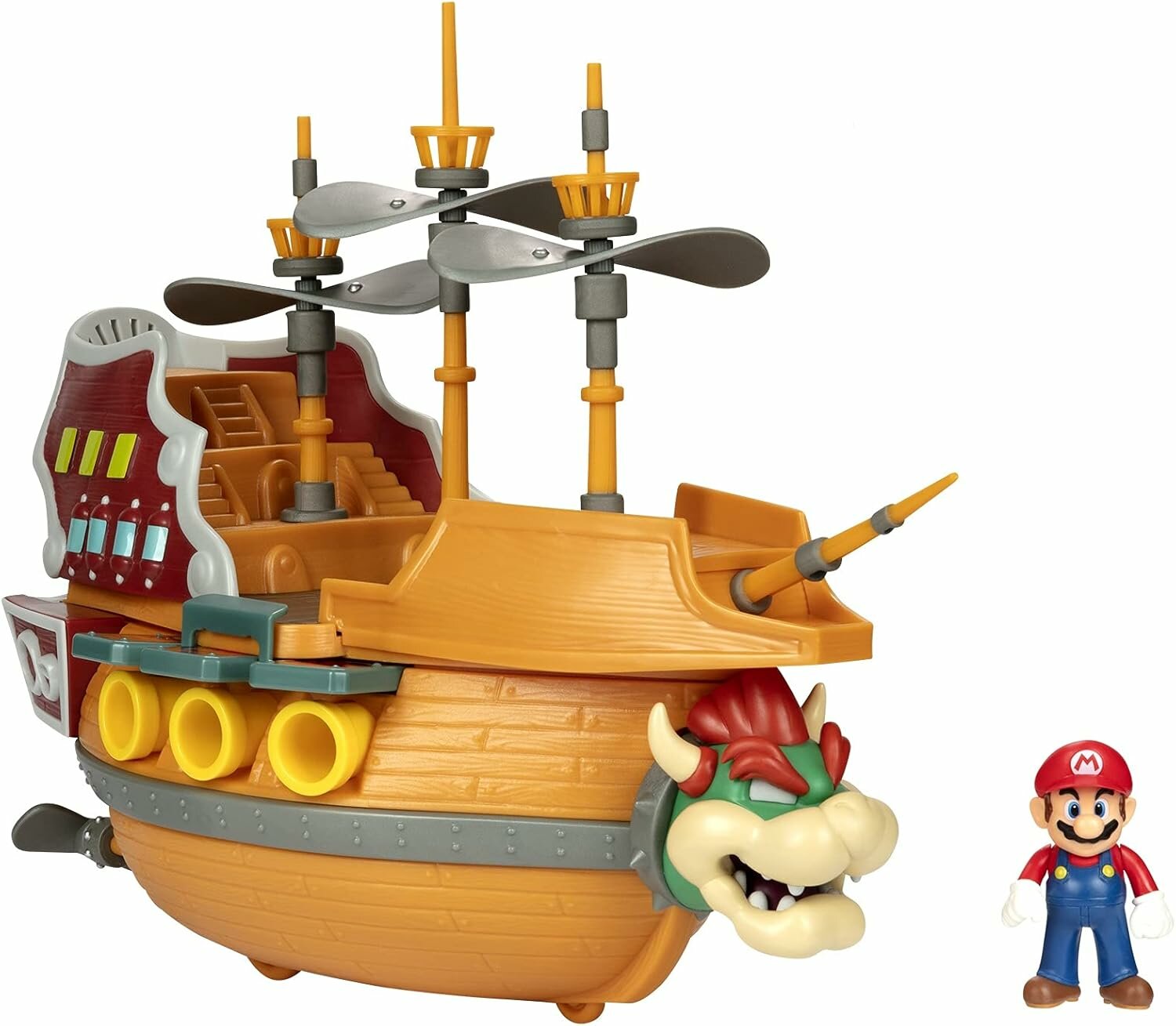 Супер Марио / Super Mario Игровой набор Воздушный корабль Боузера (Deluxe Bowser s Airship Playset)