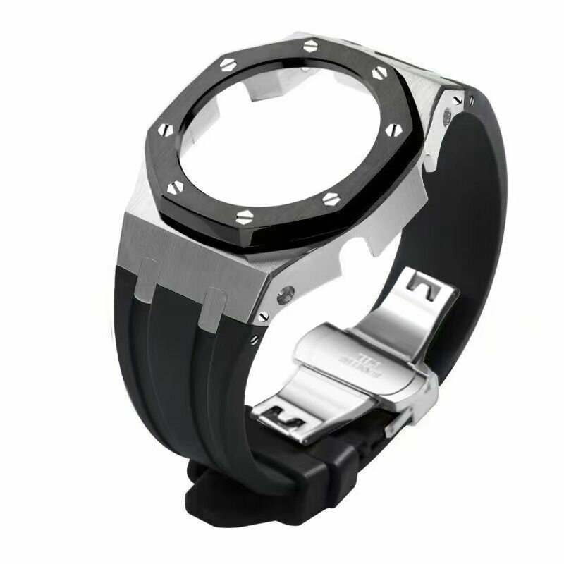 Gen4 Комплект модификации для Casio GA2100 GAB2100, Каучуковый ремешок + рамка ободка корпуса для GA2110-ROMIKY