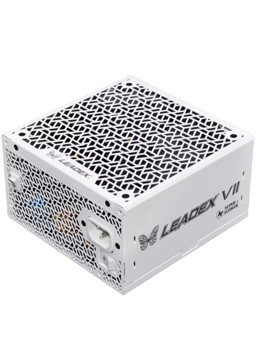 Блок питания Super Flower LEADEX VII Platinum PRO, 850W, 80 PLUS Platinum, APFC, белый