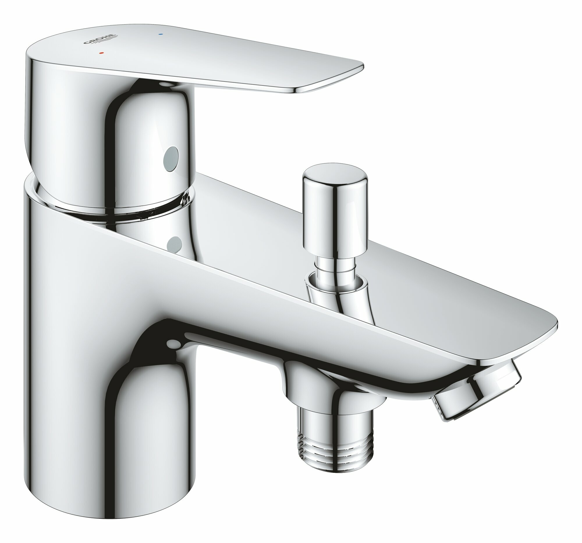 Смеситель на борт ванны Grohe BauEdge 23562001, хромированный, рычажное управление