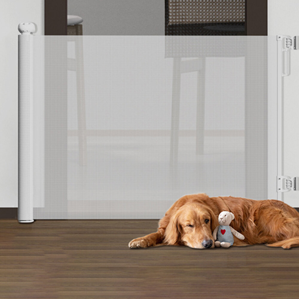 Раздвижные детские ворота 55" шириной x 34" высотой, сетчатые детские ворота для детей и домашних животных в помещении, защитные ворота для дверных проемов, лестниц