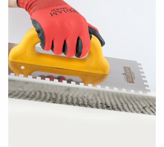 Гребёнка профессиональная KRISTAL 350х120мм, зуб 10х10 нержавейка, закрытая ручка