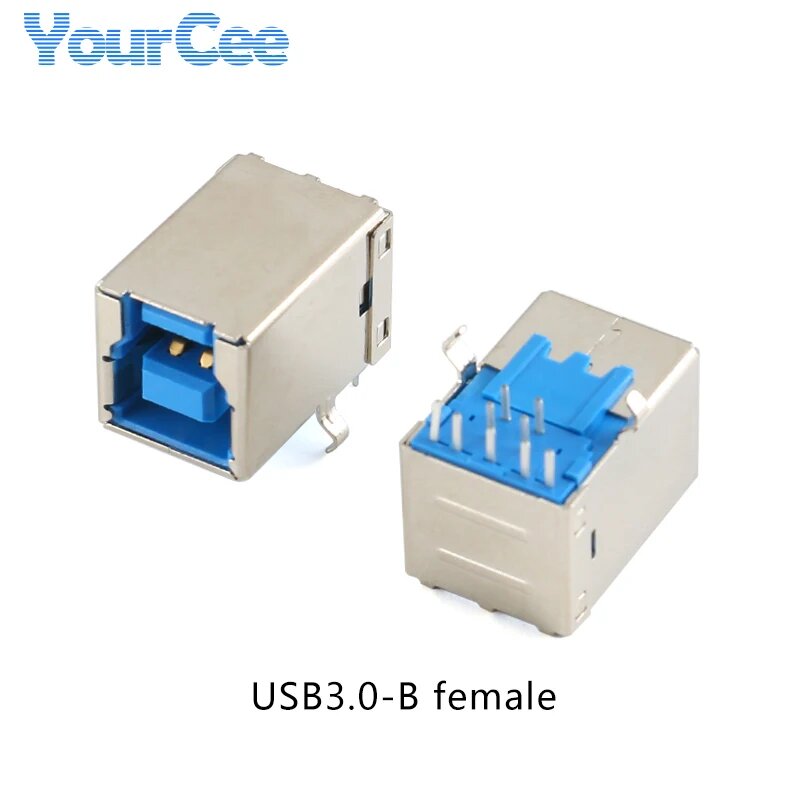 5 шт. разъемы USB3.0 Type A, Type B Your Cee USB3.0-BF 90degree