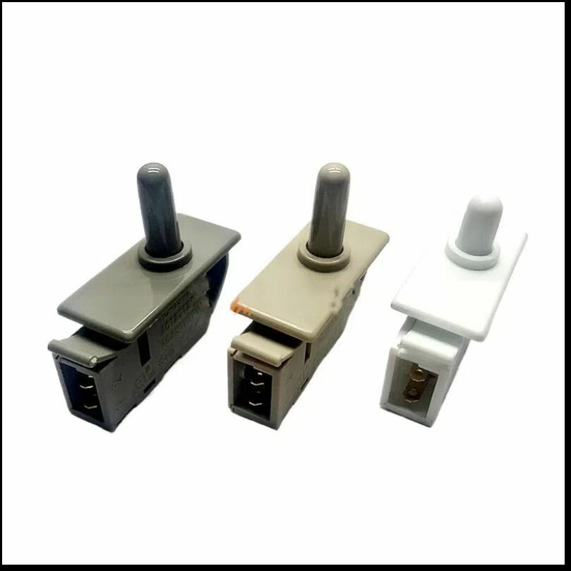 Выключатель света для холодильника AUX/LG/Rongsheng Темно-серый 18 мм