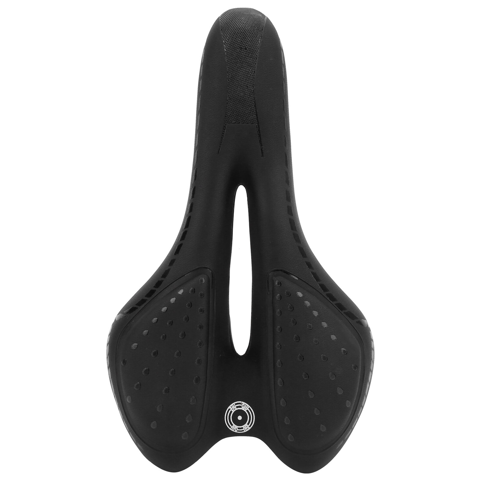 Седло для горного велосипеда комфортное PU кожа дышащее седло для MTB черное