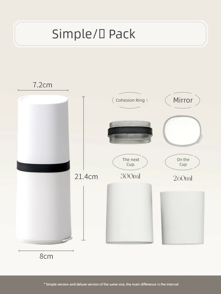 Японский дорожный набор для туалетных принадлежностей, многофункциональный, портативный, женский дорожный стаканчик для
